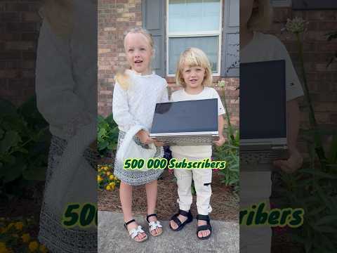 500K Subscribers 🎉 Half a Million Friends 💚One Big Family❣️Thanks to everyone! #500k #shorts #kids