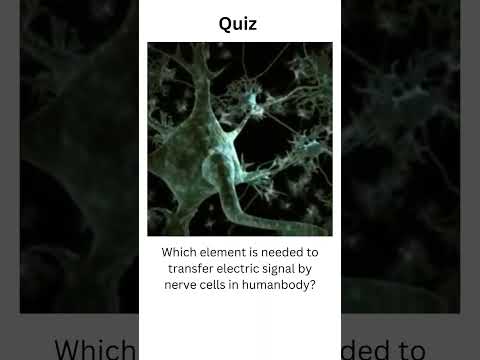 #whichelement is needed for transferring #electricsignal by #nervecell#shortsfeed #shortsquiz#axon
