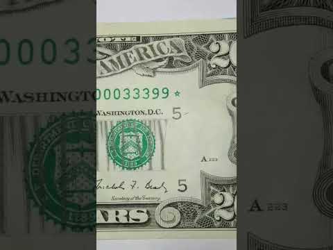 Rarer $20 Bill Star Note