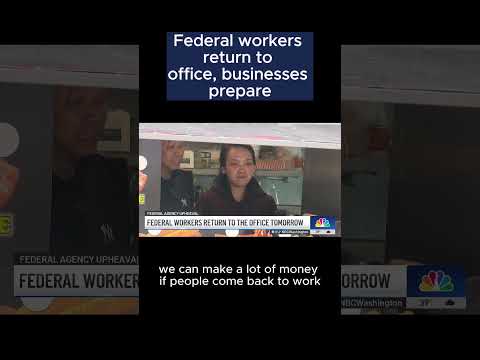 Businesses prepare as federal workers return to office | NBC4 Washington
