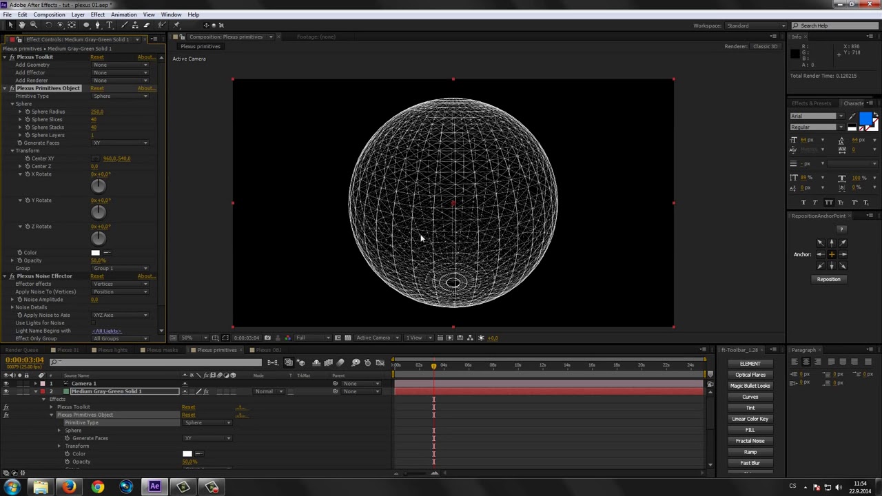 How to use  Plexus plugin in After Effects Tutorial
