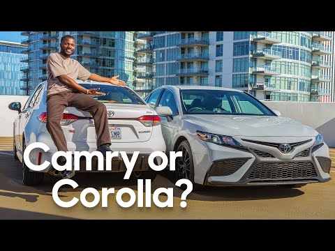 2024 Toyota Corolla vs. Camry Comparison | Sibling Rivalry!
