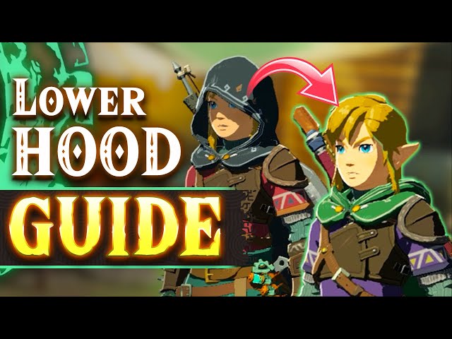 How to lower Link's hood in The Legend of Zelda Tears of the Kingdom