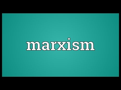 Marxism Meaning