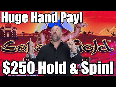 Sahara Gold - $250 Hold & Spin - Lightning Link - Potawatomi!