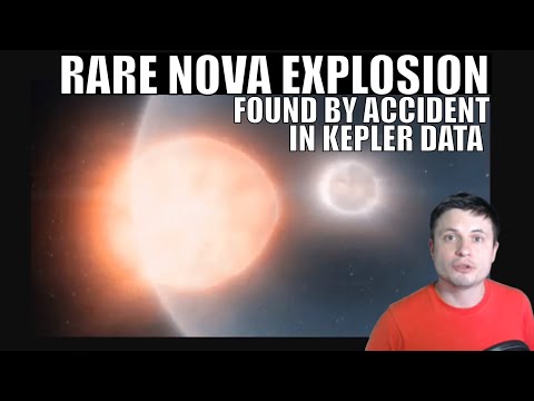 Rare Nova Explosion Found by Accident in Kepler Data