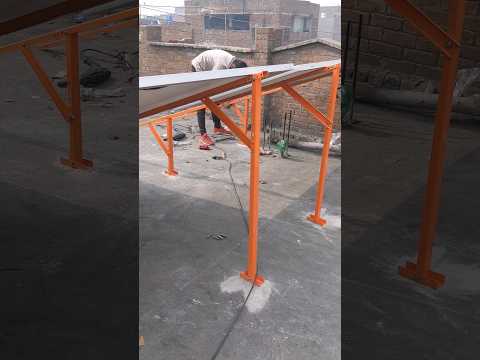 Solar L3 structure with fixed tilt angle #solar #solarsystem @arslantech8596
