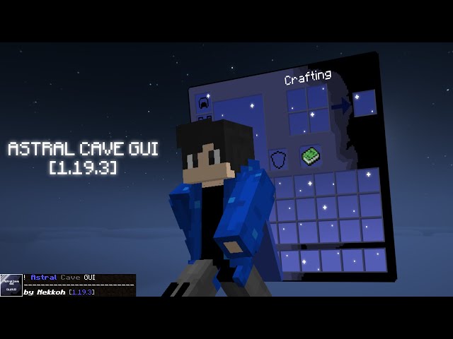 Astral Cave GUI [1.20] Minecraft Texture Pack