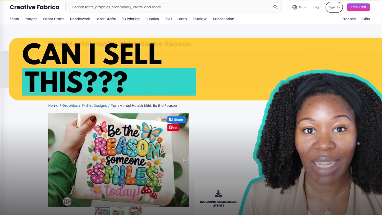 Can You Sell Crafts Made with Creative Fabrica? (Commercial License Explained 2026)