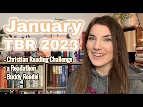 JANUARY TBR 2023🌟Christian reading challenge, readathon, buddy read, pile of possibilities!