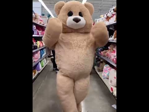 Funny Dancing Bear Costume Adult Full Mascot Suit for Entertainment Stage Wear Fancy Dress