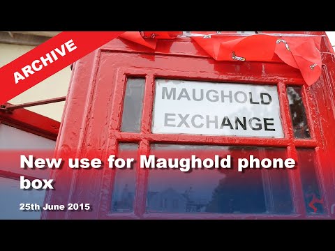 IoM TV archive: New use for Maughold phone box: 25.6.2015