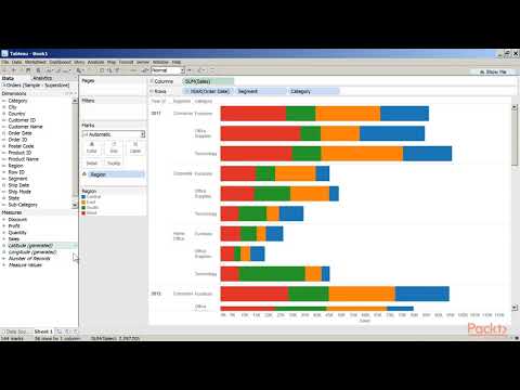 Learn Data Visualization with Tableau Percent of Total| packtpub com - Mind Luster