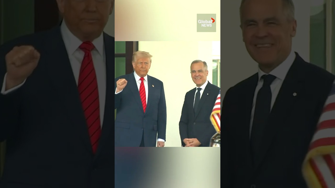 Carney, Trump offer waves, raised fists ahead of White House meeting