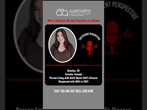 The Patient Perspective: What Katelyn Wants Patients to Know About MAS