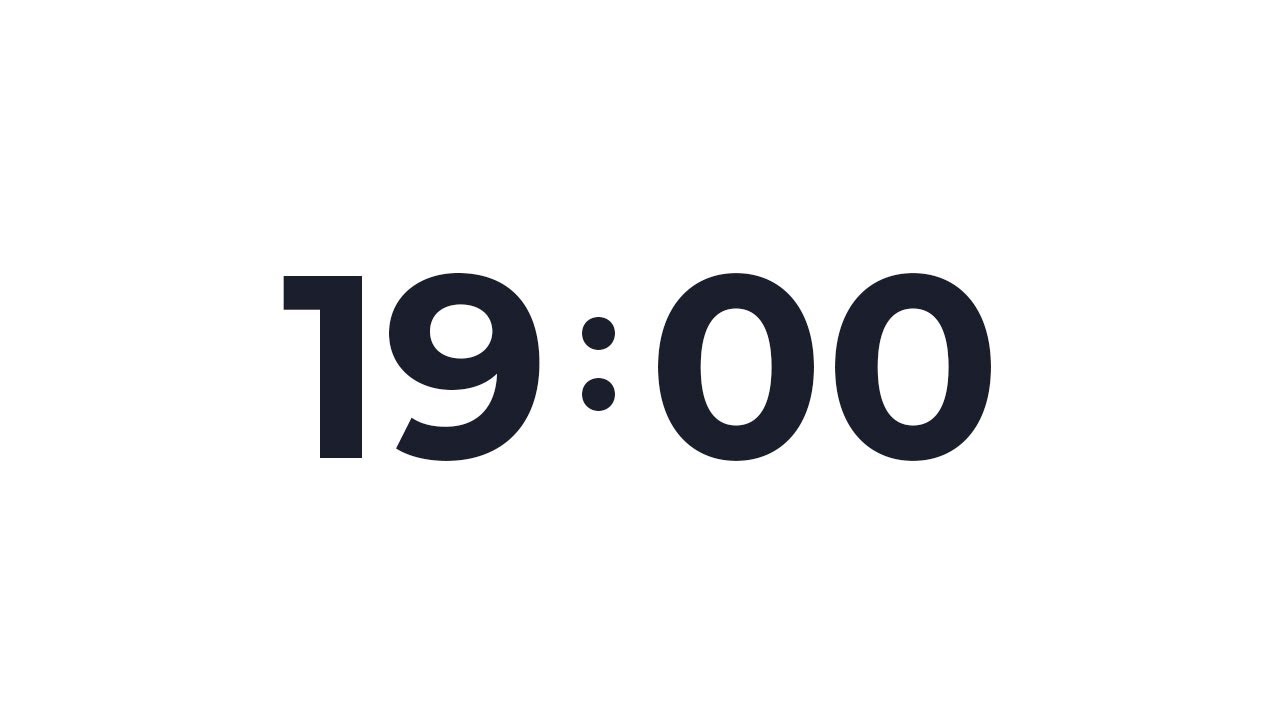 19 Minute Timer