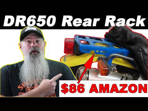 SUZUKI DR650 Rear RACK for $86 on Amazon, DUAL SPORT Mods