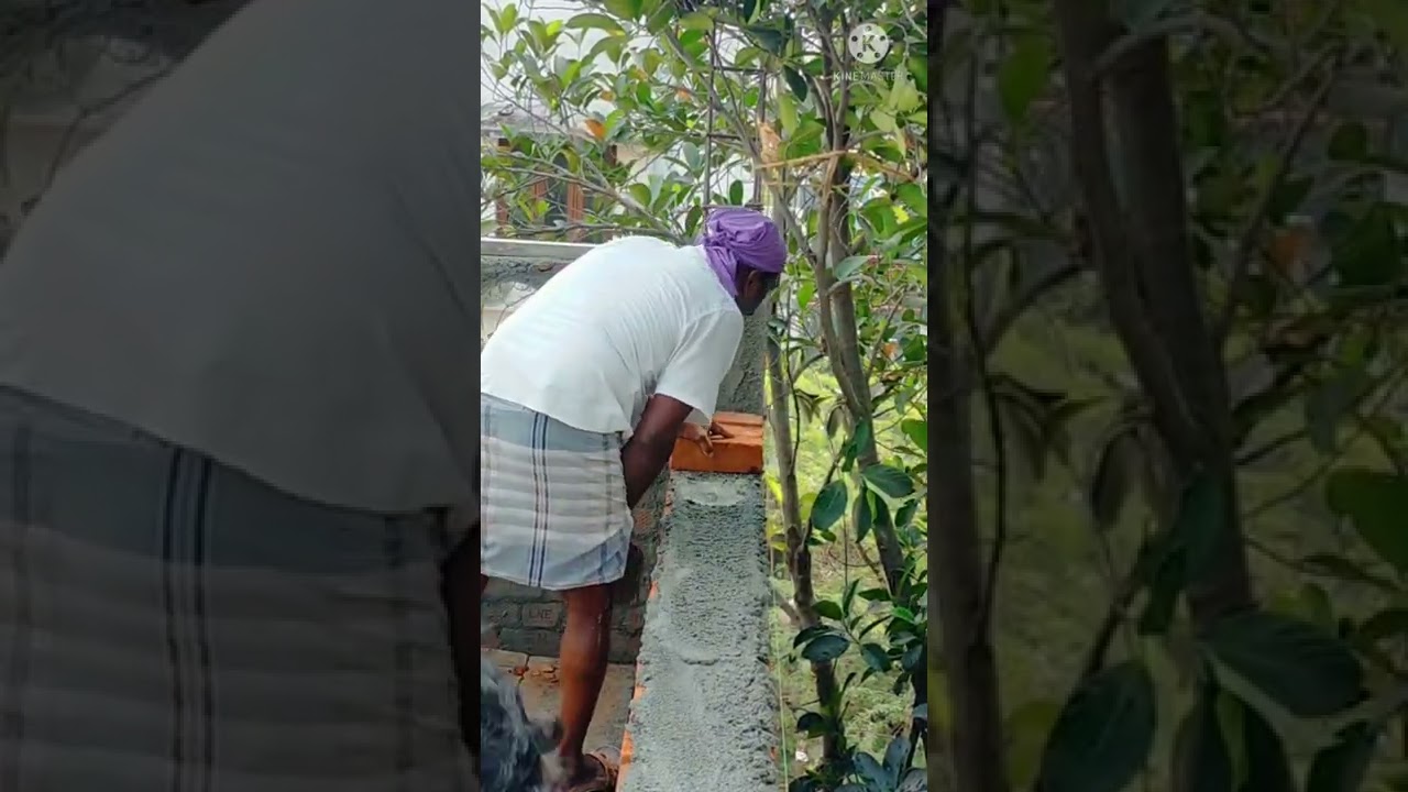 Brick masonry# outer wall#9 inch wall#brickwork #wall construction#VEC