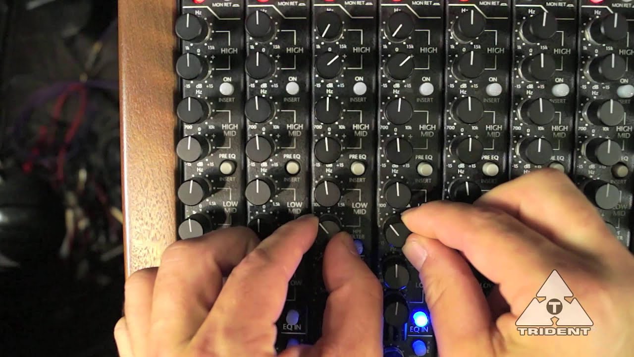 The Trident 88 Console EQ Demo at Ultimate Studios Inc Part 1
