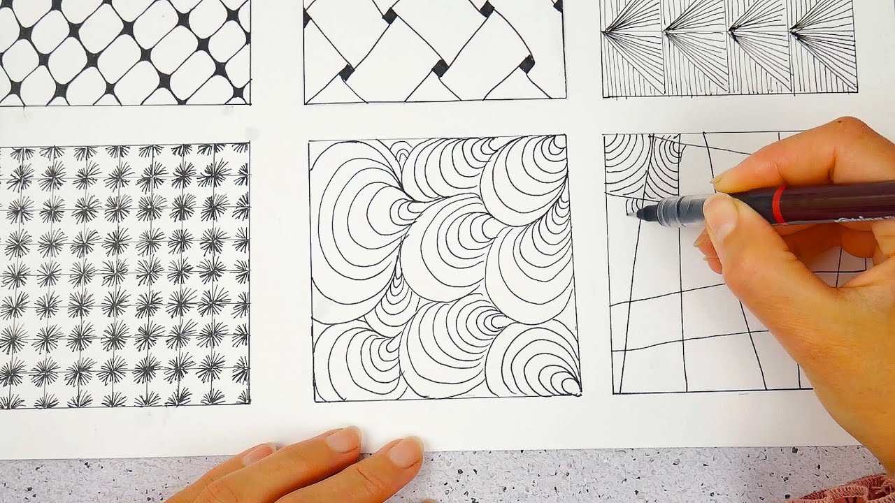 23 Easy Doodle Pattern Ideas for Beginners