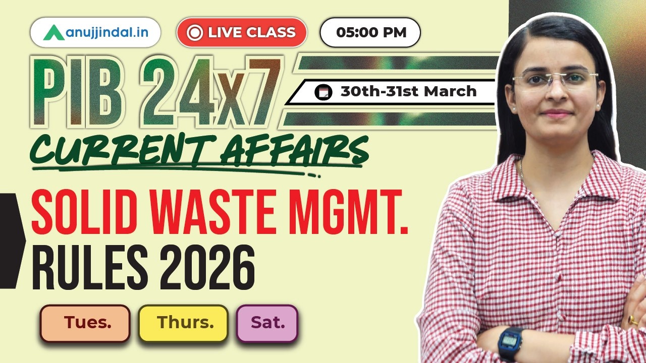30th-31st March PIB 247 Anuj Jindal | RBI Grade B Prep 2026 | Current Affairs | GA | SEBI | NABARD