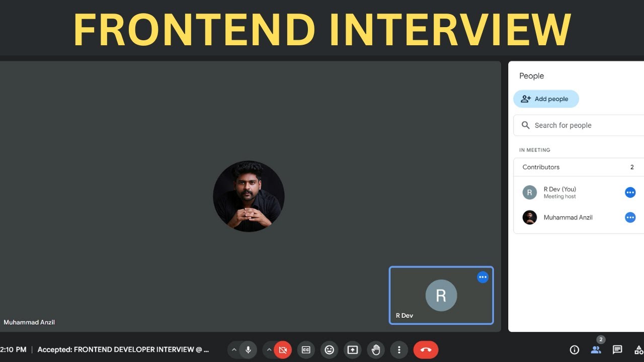 Insights From A Front End Developer Interview Reactjs Javascript And More Galaxyai