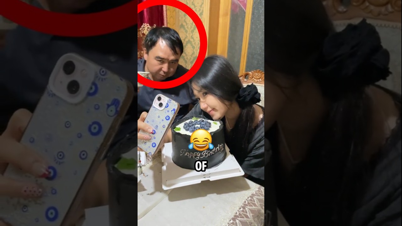 Dad’s Birthday Prank on His Daughter 🎂😱😂 #Shorts #Viral #Funny