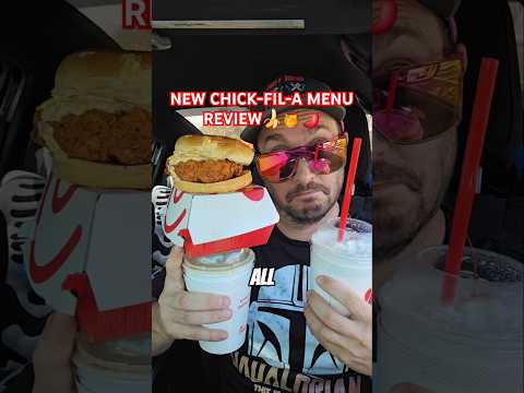 Rating Chick-fil-a NEW Menu Items! #food