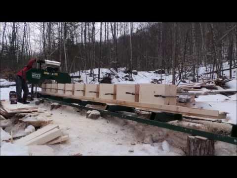 Making Wooden Shingles with Bandsaw Mill for Treehouse