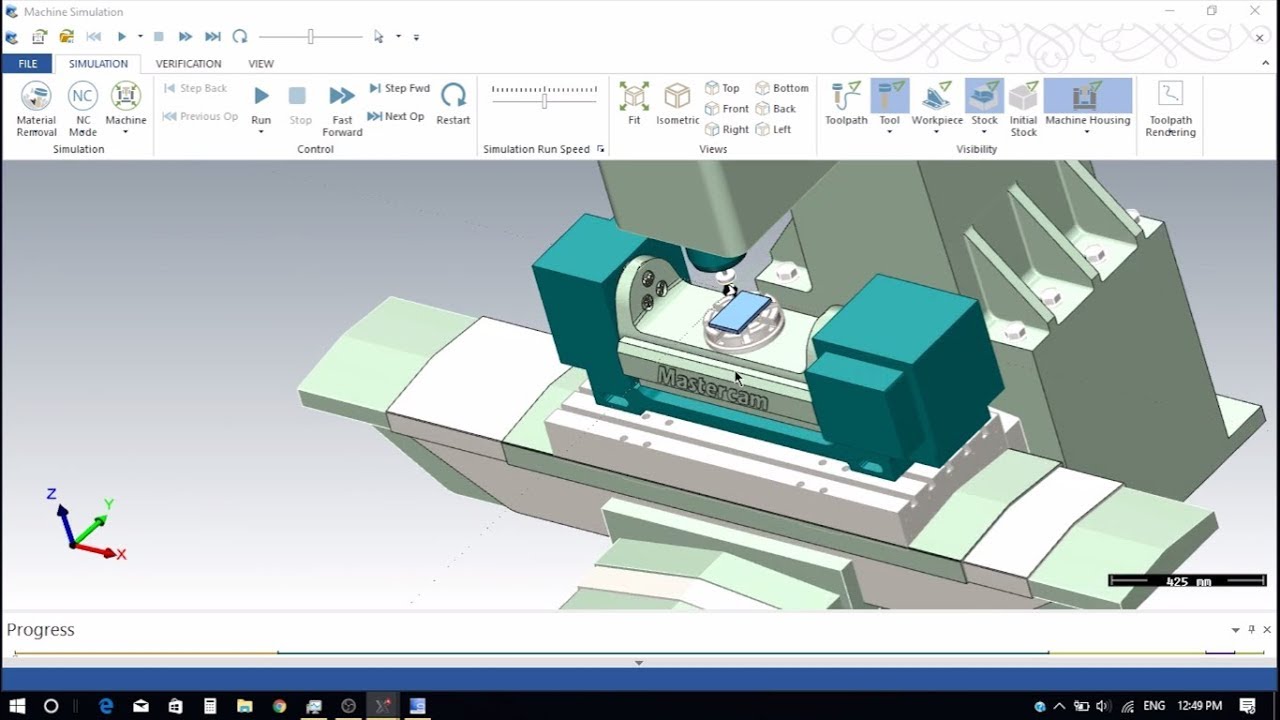 Mastercam X9 Milling Tutorial