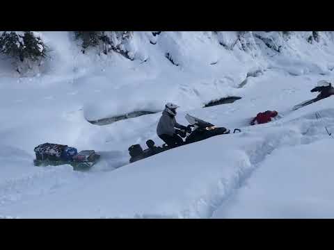 Denali Highway To Fairbanks #alaska #fypシ゚viral #fyp #snowmobiling