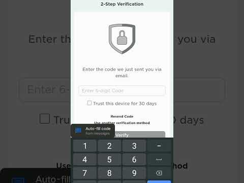 2 step verification is snnoying pls roblox fix