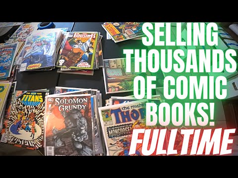 A Day Of Working For An Online Comic Shop + New eBay Listings!