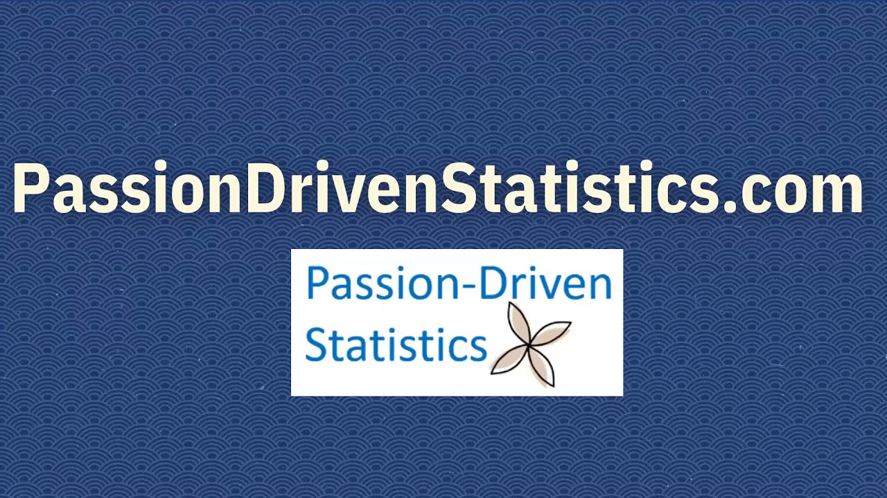 Passion-Driven Statistics Brief Overview