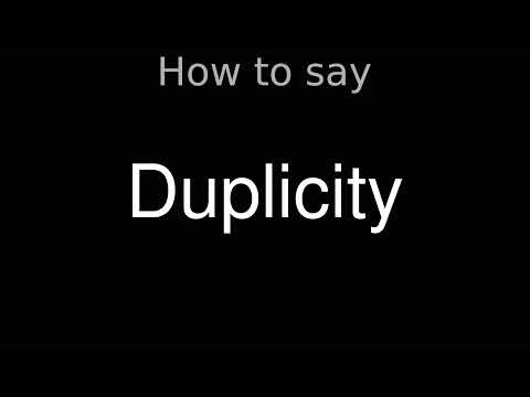 How to Pronounce correctly Duplicity (Movie)