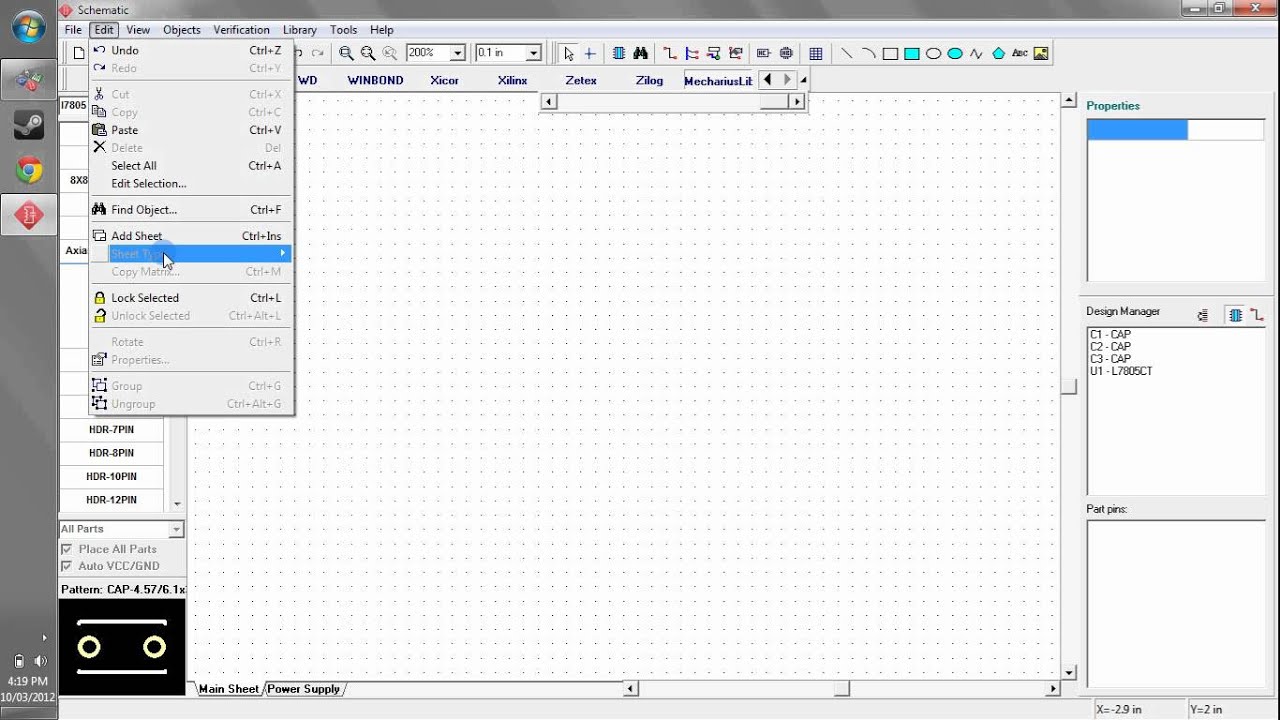 Diptrace Tutorial: Hierarchical Schematics and Blocks