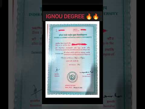 ignou degree marksheet #ignou #trending #youtubeshorts #results