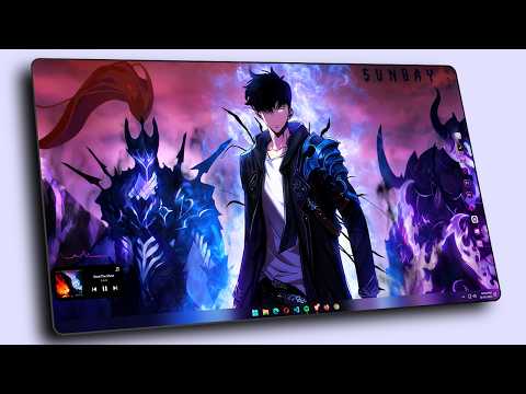 This is The BEST Solo Leveling Desktop Setup | Anime Theme for Windows
