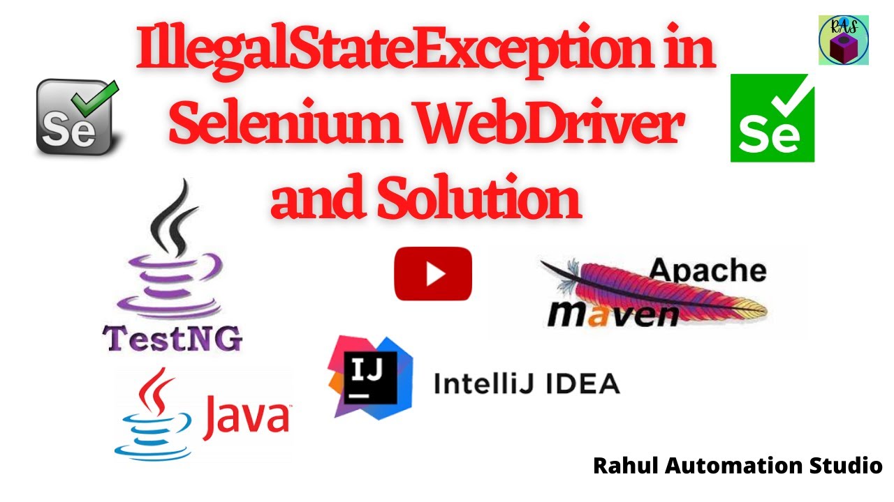 🔥 Why IllegalStateException? | Selenium WebDriver Error Explained with Solution 🔥