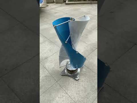 Customized spiral vertical axis wind turbine, permanent magnet generator, household 2KW