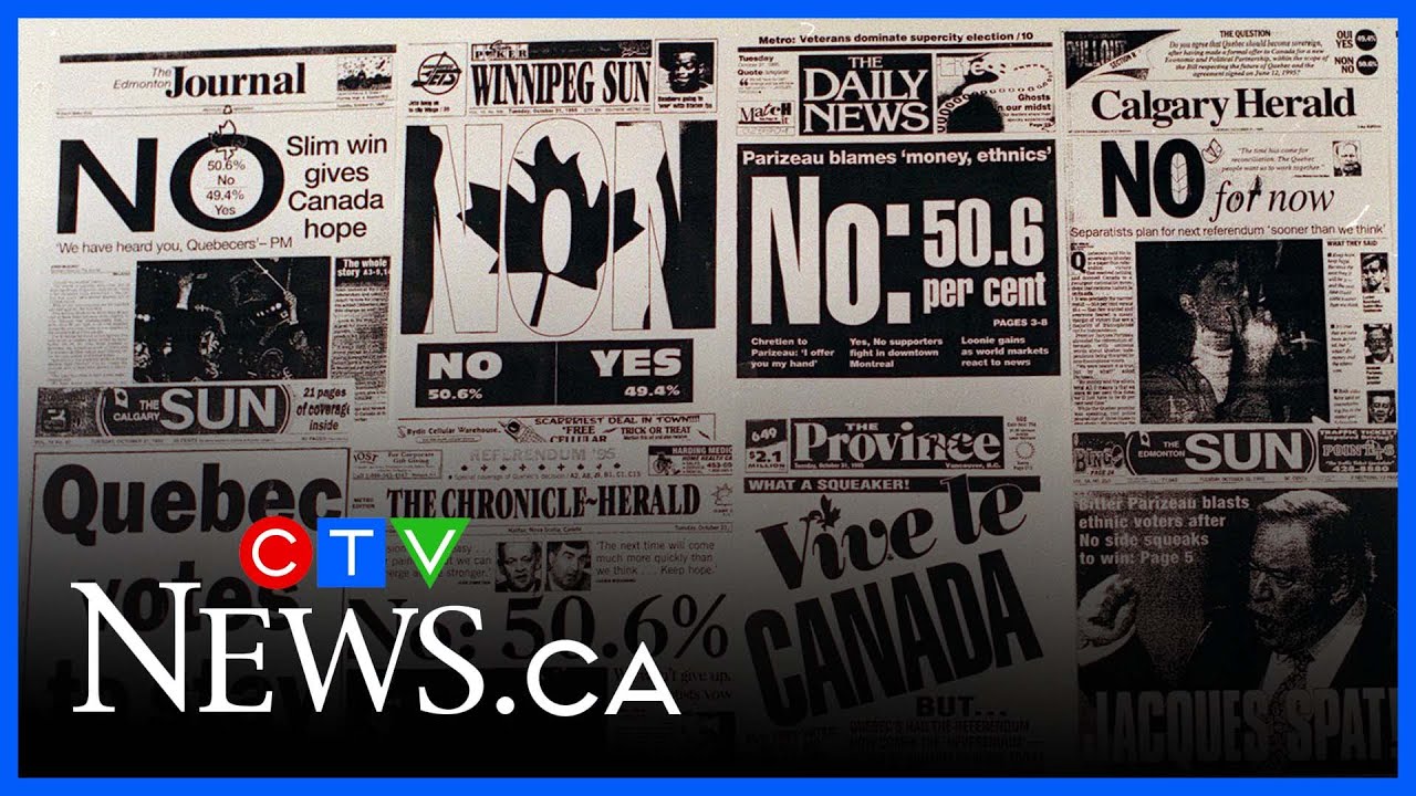 A look back at Quebec’s 1995 sovereignty referendum