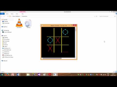 TicTacToe - Windows Console Game C#