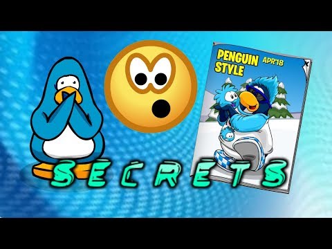 Club Penguin ReWritten - SECRETS: APRIL 2018 CATALOG SECRETS & HIDDEN ITEMS