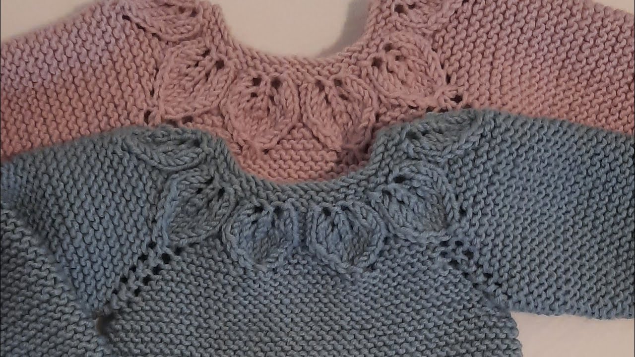Tutorial JERSEY REBECA HOJAS ¡¡¡MUY FÁCIL, PARA TODOS LOS NIVELES!!!