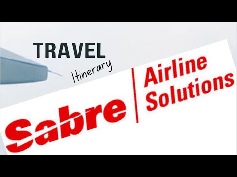 How to book a ticket in sabre