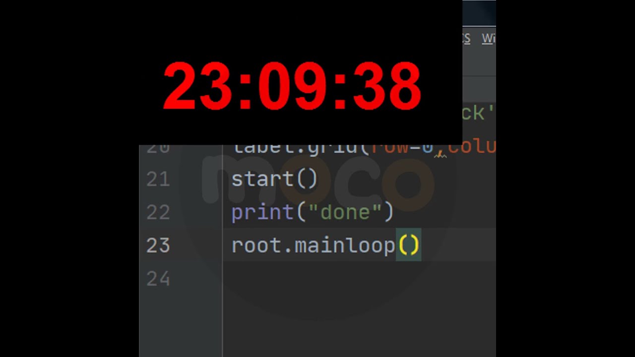 Digital Clock in Python || 🔥🔥 || With Source Code #digital_clock #python #coding