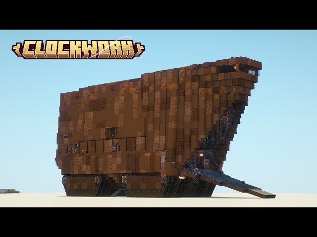 Working Star Wars Jawa Sandcrawler in Clockwork! Minecraft Map