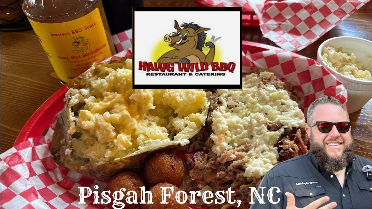 Hawg Wild Smokehouse in Pisgah Forest, North Carolina Eastern Style BBQ + Dolly’s Diary Bar
