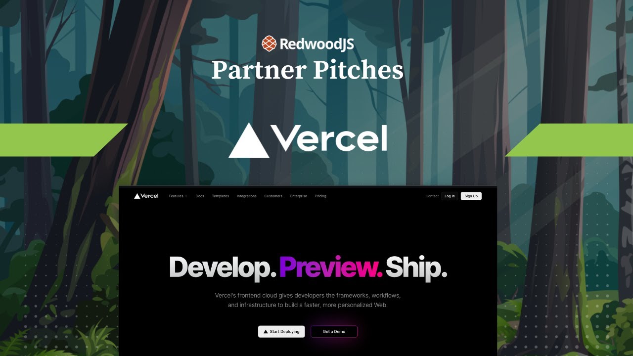 RedwoodJS Partner Pitches - Vercel