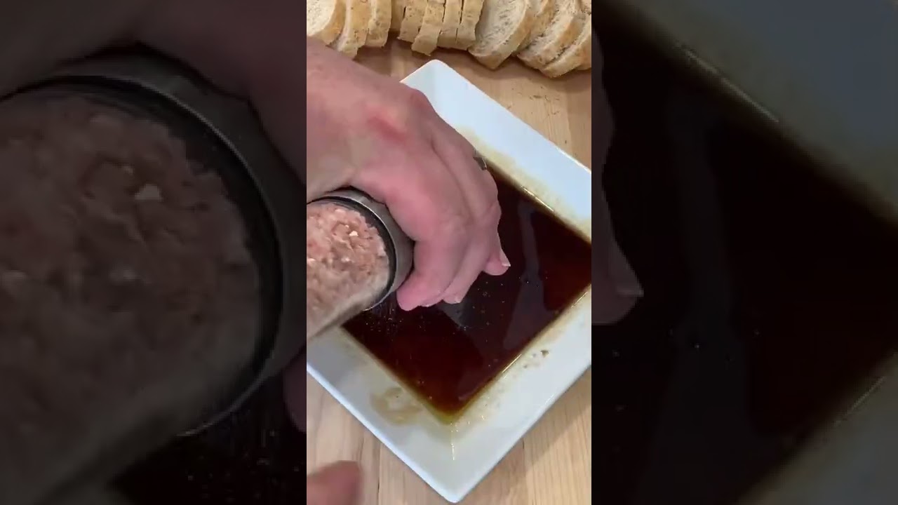 Quick & easy Appetizer-bread Olive oil & Balsamic Vinegar￼